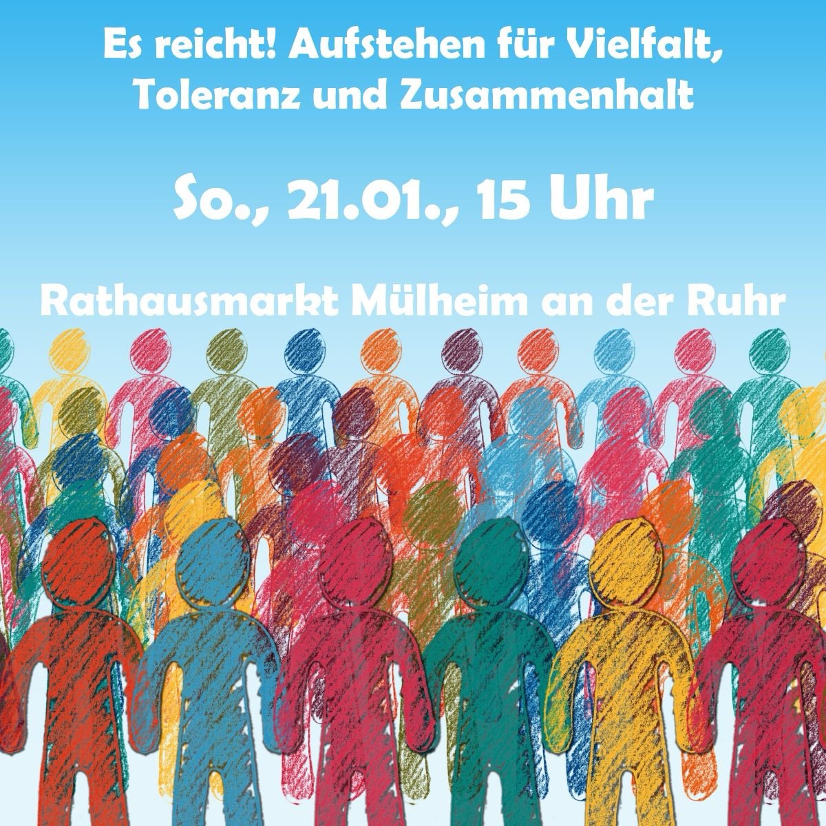 „Es reicht! Aufstehen für Vielfalt, Toleranz und Zusammenhalt ...